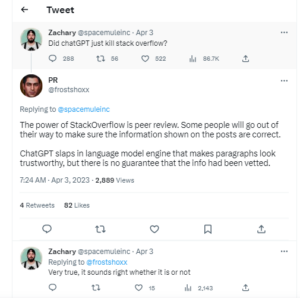 The Impact of ChatGPT on Stack Overflow