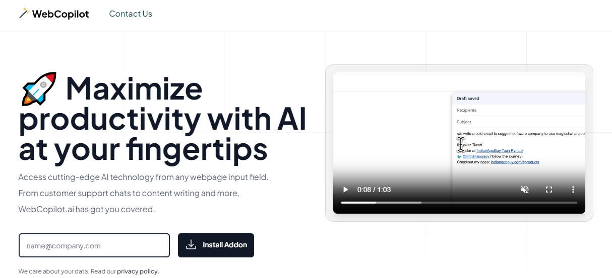 WebCopilot.ai | How to Use WebCopilot?, Features, Pros and Cons